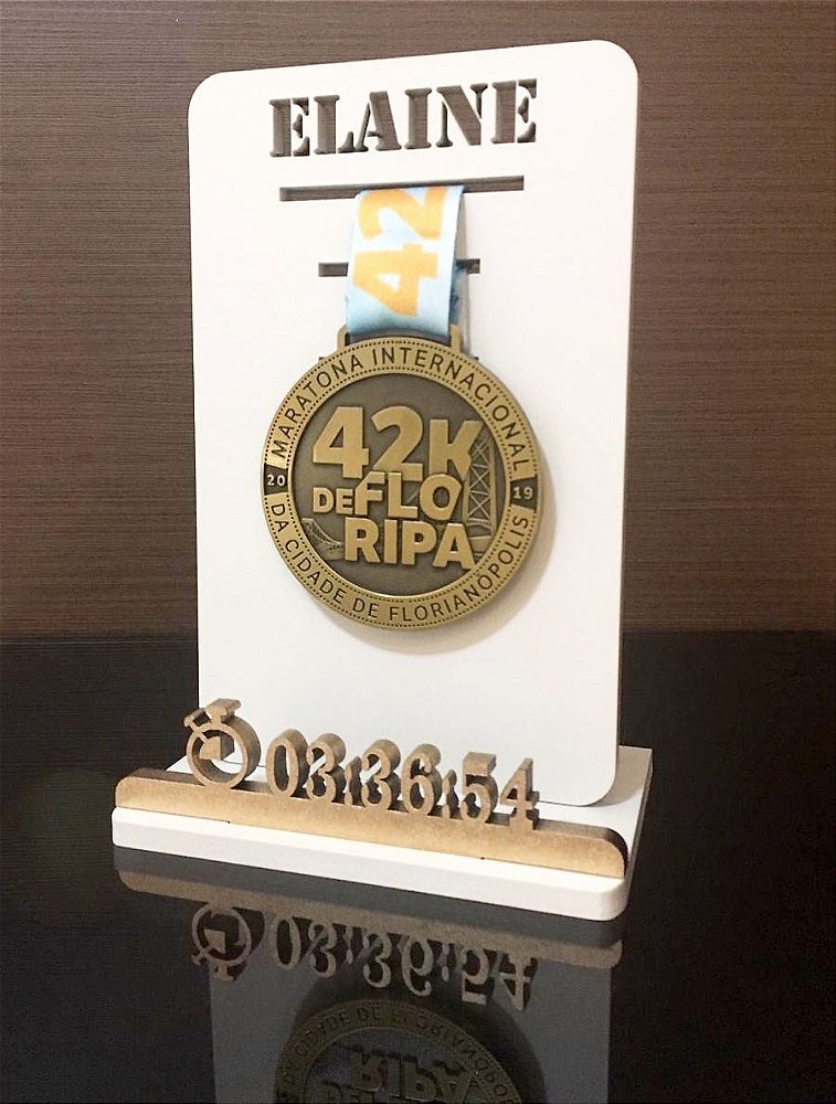 Porta Medalha Individual Personalizado em madeira mdf - Aimará Decor ...