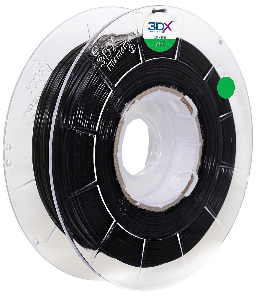 Filamento PET CF 1kg 1,75 Preto (8780) - 3DX Filamentos