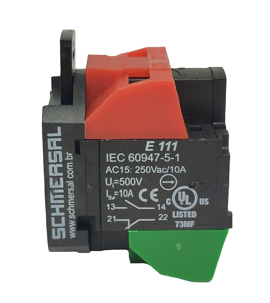 E111 Elemento de Contato 1na+1nf 140000 Schmersal - Elétrica Ecotech ...