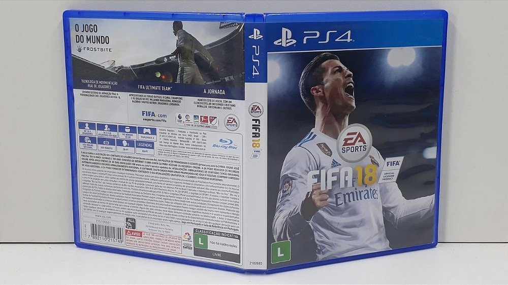 Jogo Fifa 18 (FIFA 2018) - PS4 - mjs smart imports - importados e nacionais