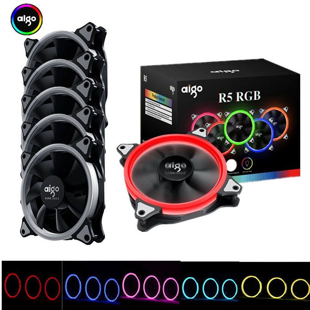 Cooler Fan Aigo Kit R5 Aurora 6 Fans Rgb - mjs smart imports ...