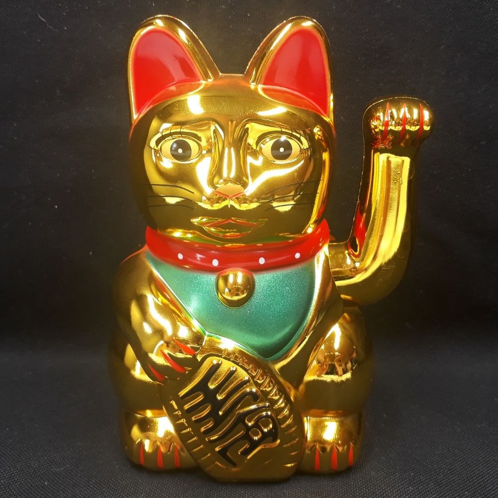 Gatinho Da Sorte Gato pilha Balança A pata - Maneki Neko Japonês ...