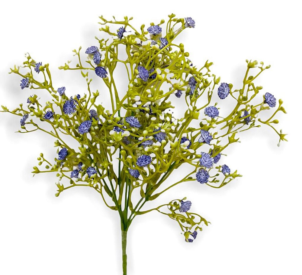 Mini Buque Flor do Campo - Azul 37cm - Raffaello Presentes e Decorações ...