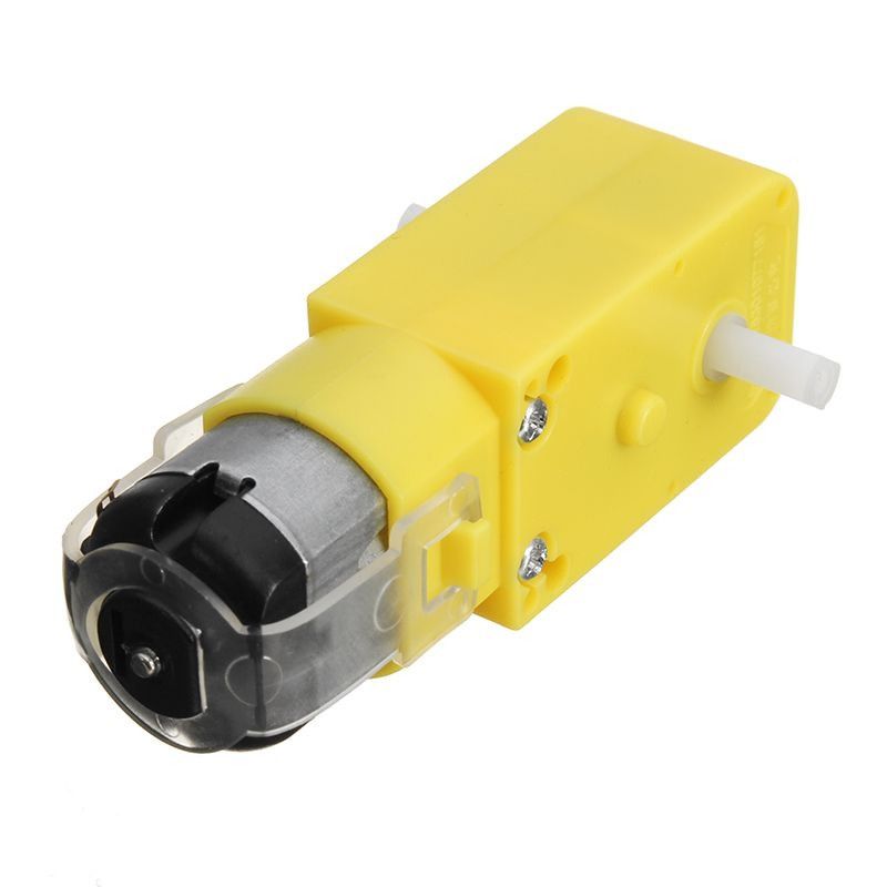 MOTOR DC 3-6V COM CAIXA DE REDUÇÃO E EIXO DUPLO - Fermarc - Robótica