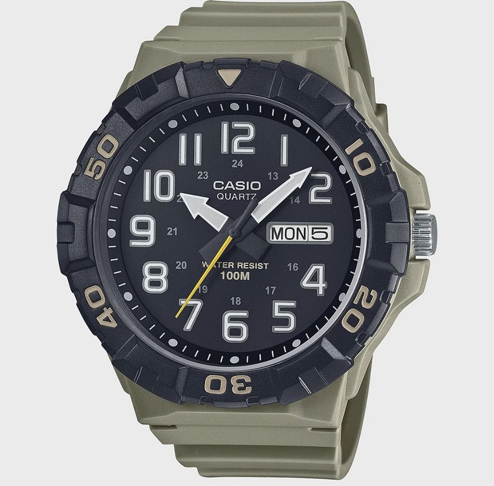 RELÓGIO DE PULSO CASIO STANDARD ANALÓGICO MRV-210H-5AVDF-SC - GMTmenos3 ...