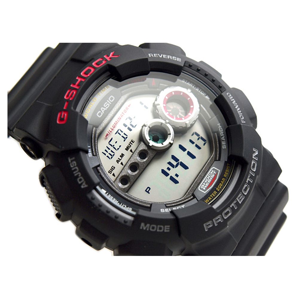 CASIO G-SHOCK GD-100-1ADR - GMTmenos3 por Leandro Amorim
