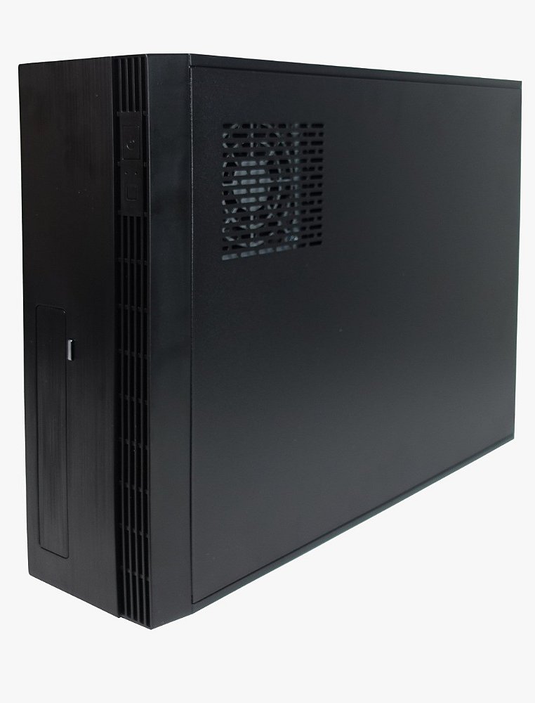 GABINETE SLIM MATX SFX BPC-S1-04 1 BAIA BLACK COM FONTE 200W - Brazil PC