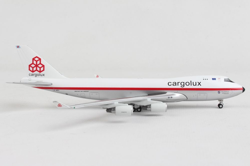 Miniatura Avião - Boeing 747-400F - Cargolux Retro - 1:400 - Gemini ...