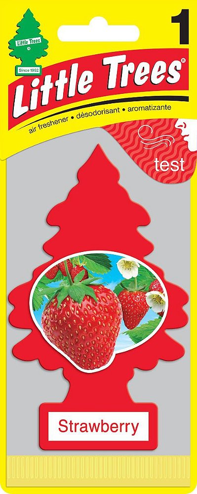 Little Trees Strawberry (Aroma de Morango), - Little Tree - Aromatizantes