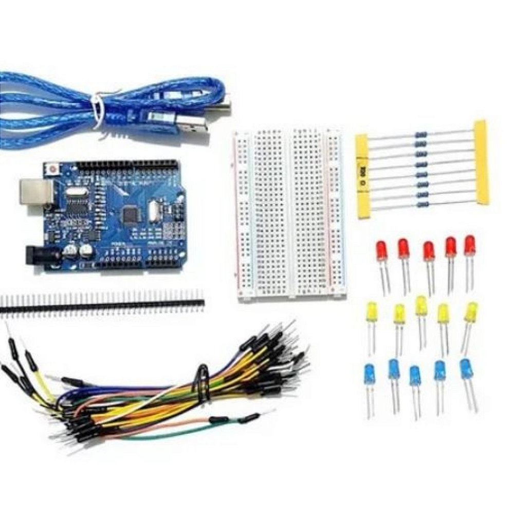 Kit arduino Uno smd CH-340 iniciante - ARDUCORE - Robótica Educacional arduino