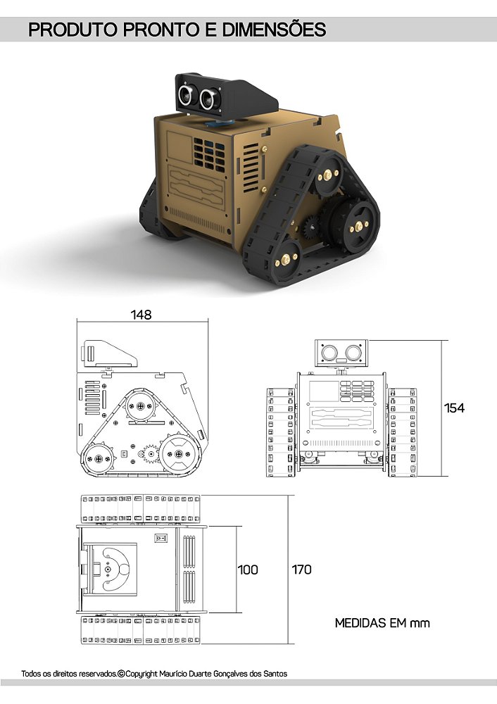ROBÔ BINO 3.0 - ARDUCORE - Robótica Educacional arduino