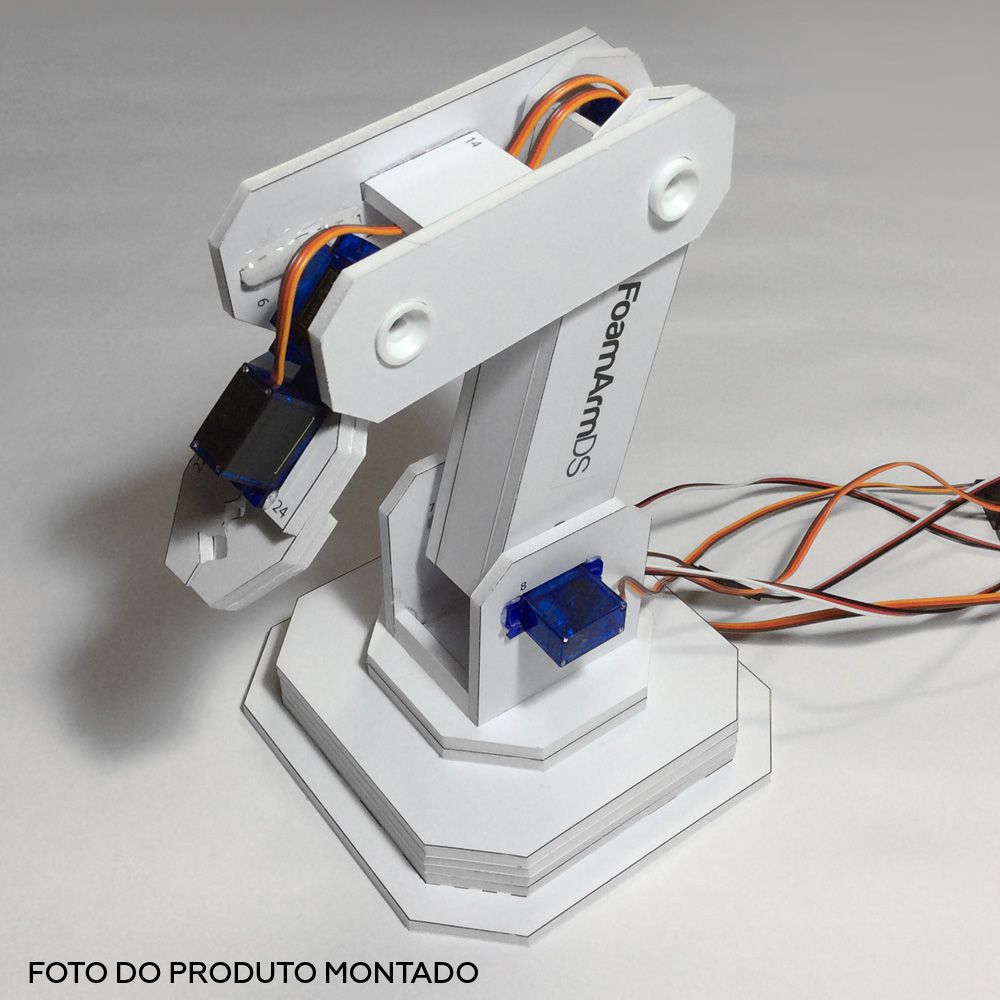 FoamArmDS - BRAÇO ROBÓTICO FAÇA VOCÊ MESMO PARA ARDUINO - ARDUCORE ...