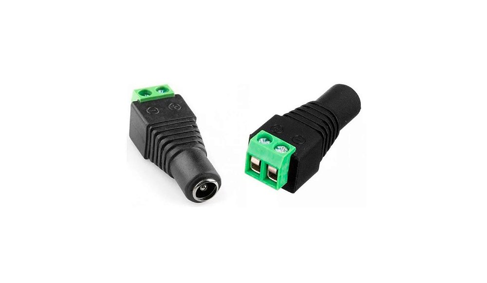 Conector Plug P4 Fêmea com Borne - Armazém da Elétrica