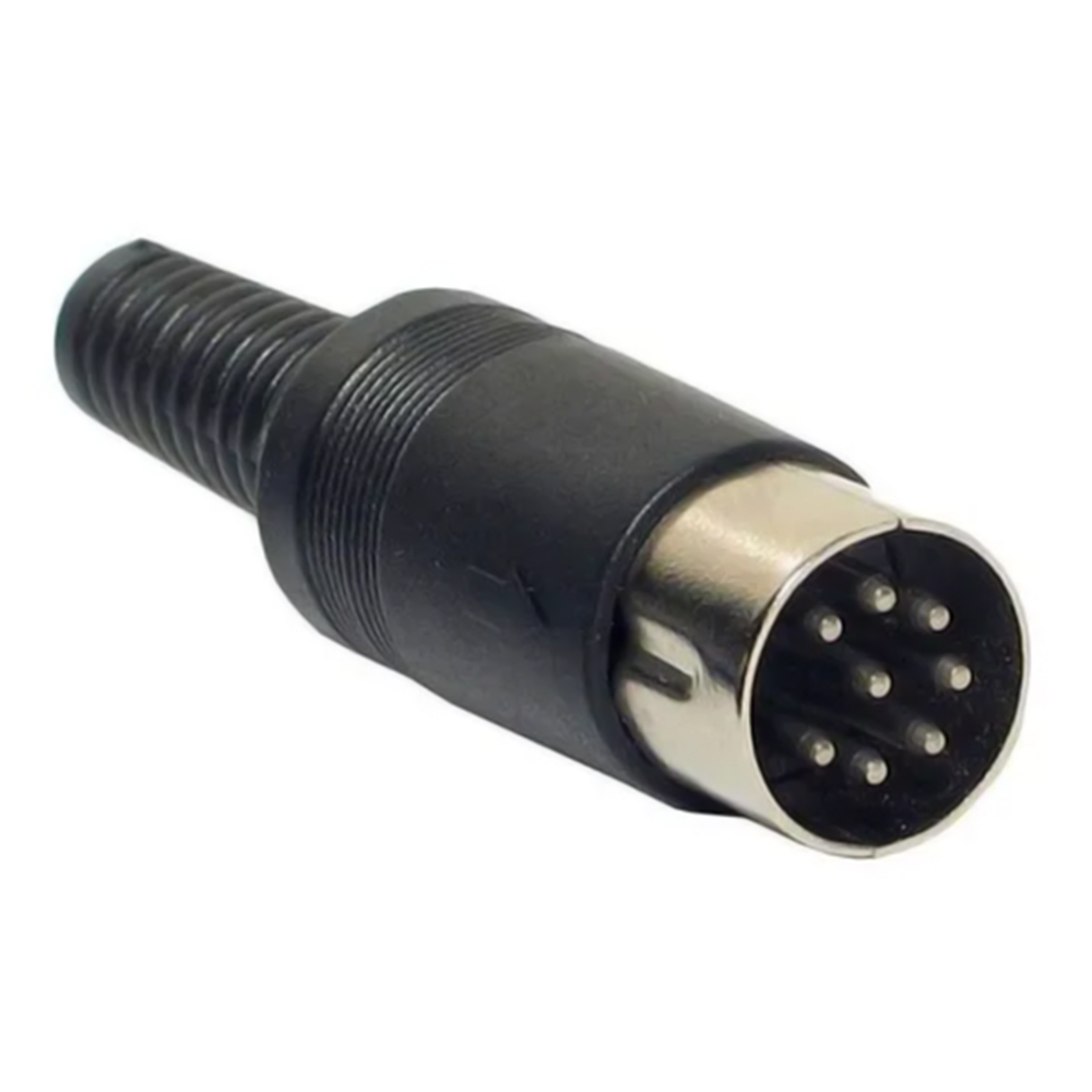 Conector 8 Pinos Padrão DIN Macho Lado Cabo - ON ELETRICA - Melhores ...