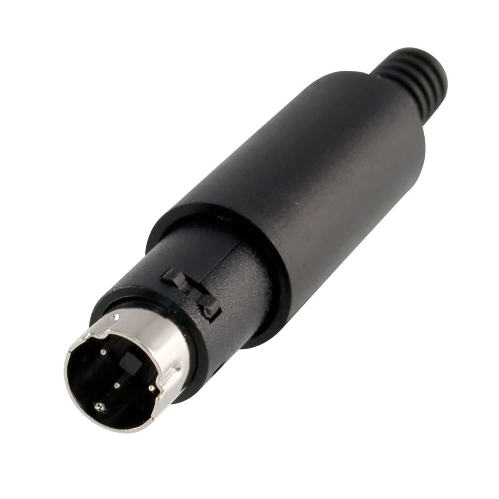 Conector 3 Pinos Padrão MIni DIN Macho Lado Cabo - ON ELETRICA ...