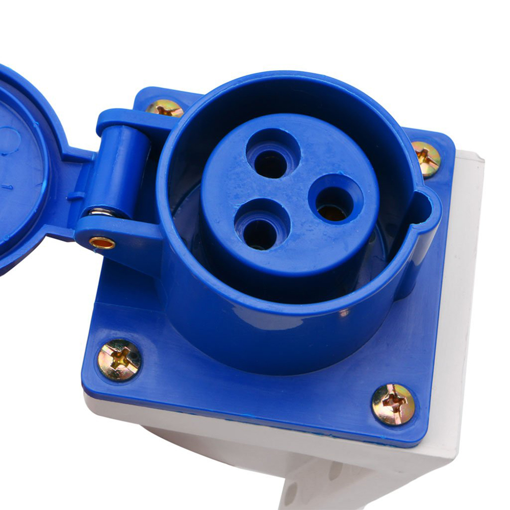 Tomada Industrial Sobrepor 3 Polos 2P+T 16A 220V 6H - ON ELETRICA ...