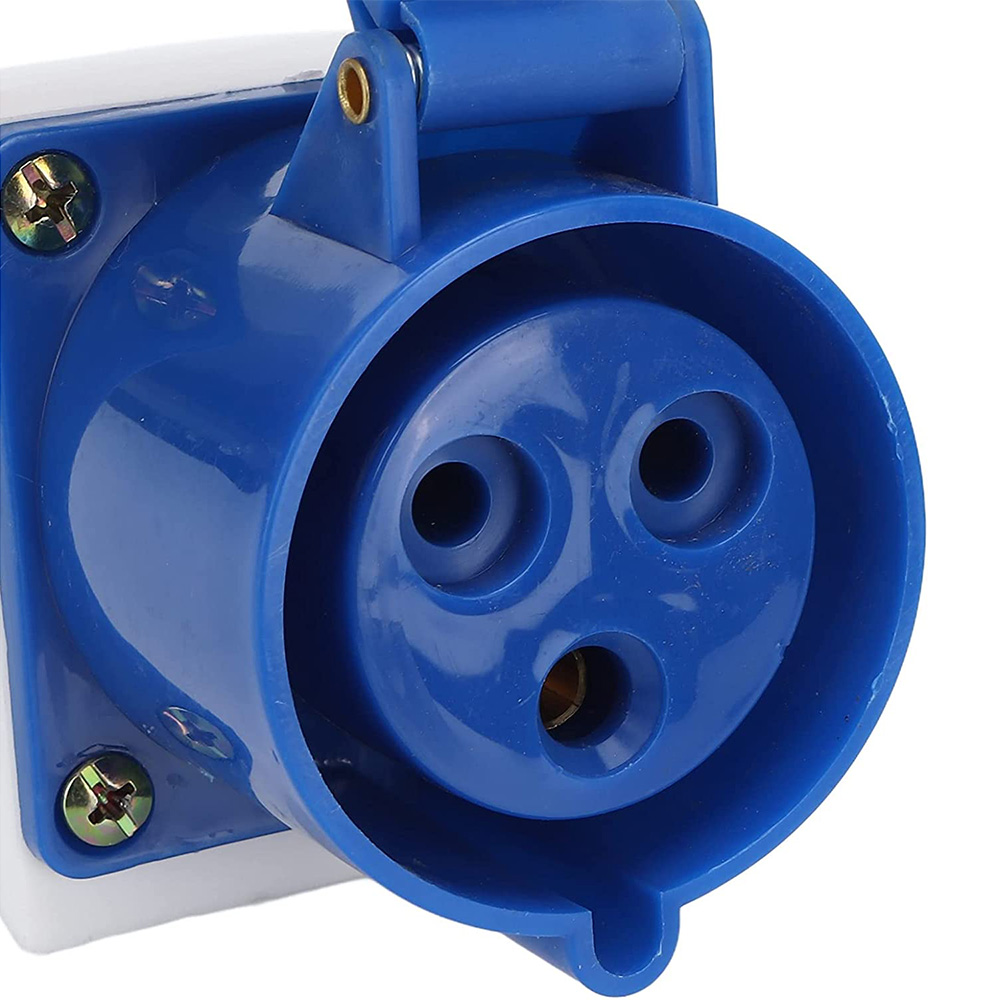 Tomada Industrial Sobrepor 3 Polos 2P+T 32A 220V 6H - ON ELETRICA ...