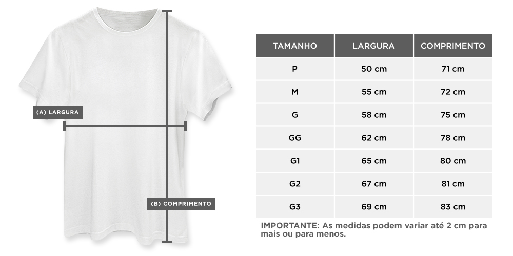 Guia de Tamanhos - Asf Acessórios I Vista sua Criatividade e Surpreenda ...