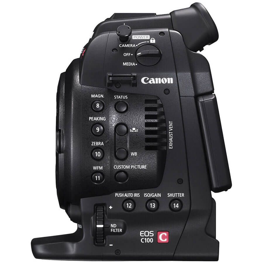 Câmera de vídeo digital Canon EOS C100 - Campvideo Câmera de vídeo digital Canon EOS C100 - Campvideo