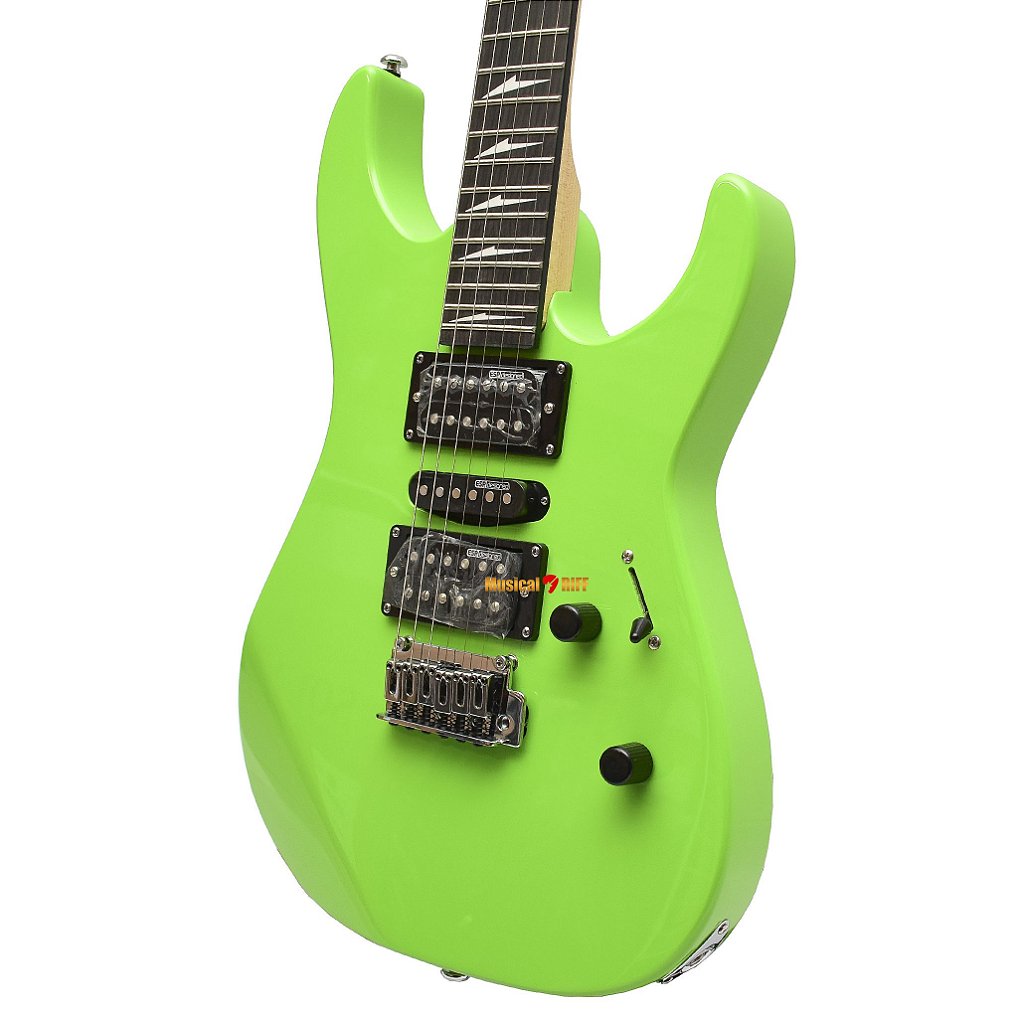 Guitarra Eletrica Verde Neon Solar Guitar Dean Custom Zone Chitarra