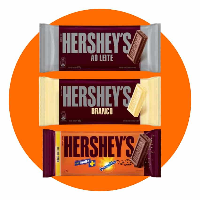 Kit Barras Chocolate Hershey 's Sabores Sortidos Compre Na, 54% OFF