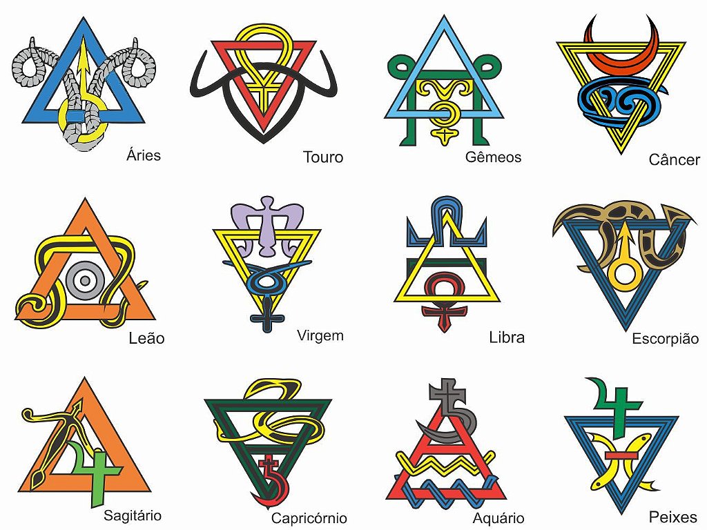 Signos do zodiaco simbolos 60 photos - Astrologytoyou.com
