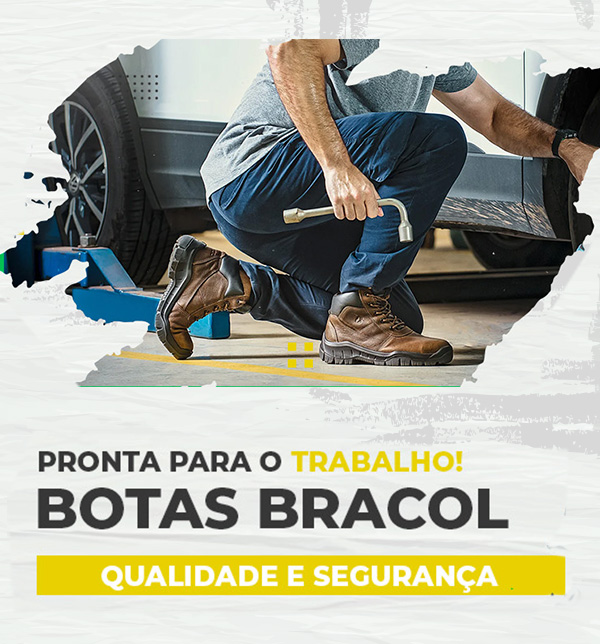 BOTA DE SEGURANÇA ELÁSTICO LATERAL BRACOL USAFE USES4600US BICO PVC C.A ...