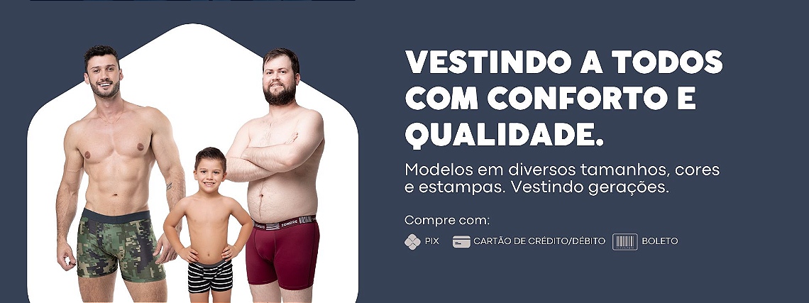 Loja Zombre - Underwear Masculino