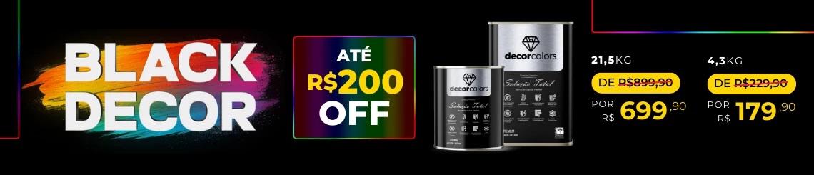 Tinta Decor Colors 18 Litros em Promoção na Decor Colors