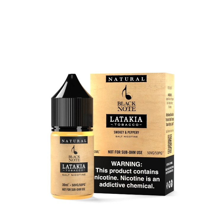 Juice NicSalt Latakia Tobacco | Black Note
