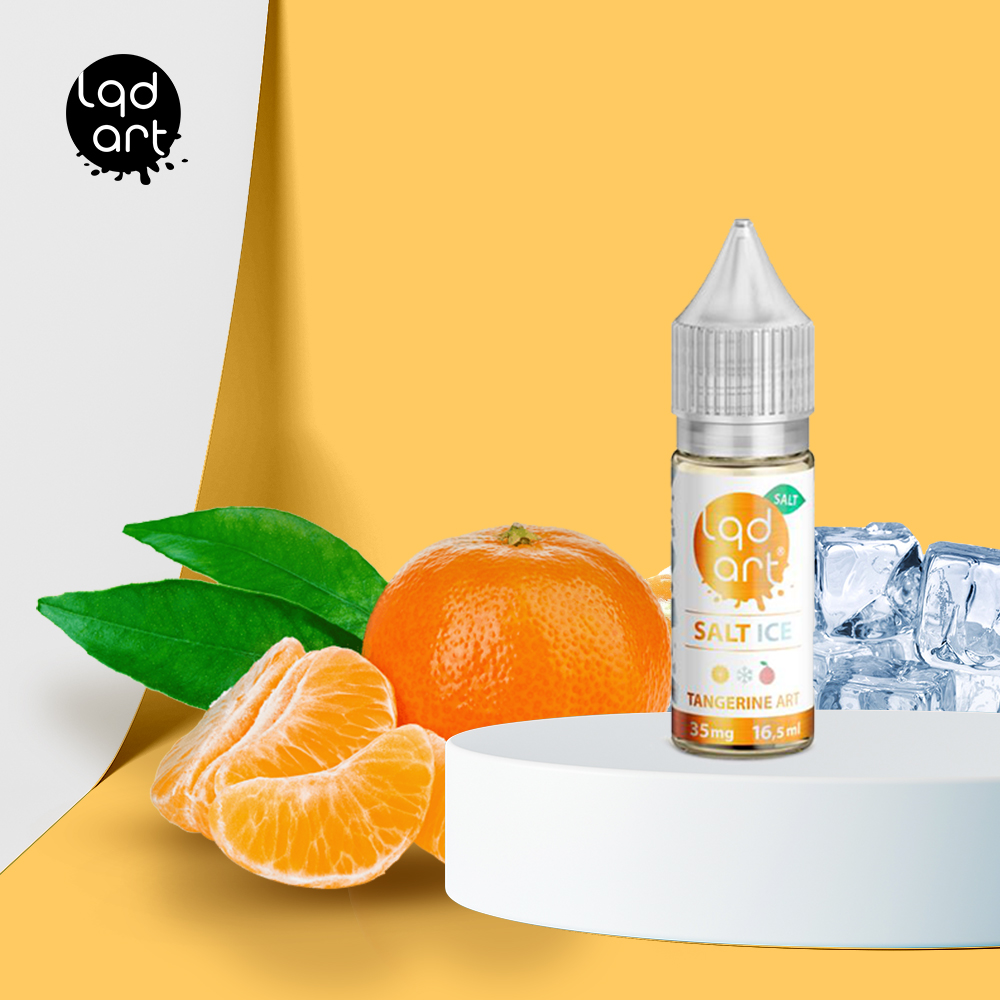 Juice Nic Salt Tangerine Art - Ice | LQD Art