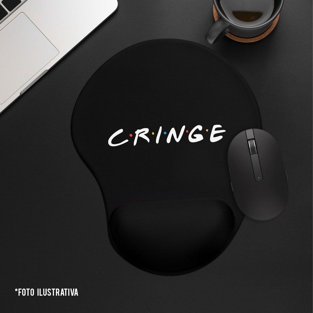 Mouse pad Ergonômico Cringe - Camicado