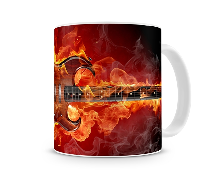 Caneca Guitar Fire - Camicado