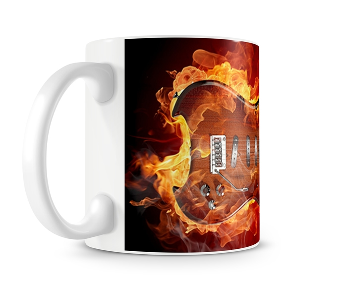 Caneca Guitar Fire - Camicado