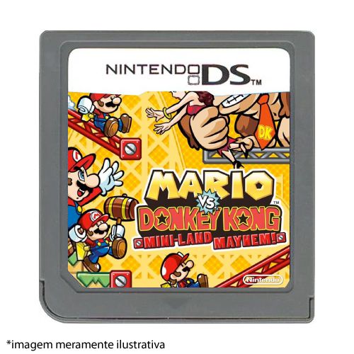 Mario Vs Donkey Kong Mini Land May Hem Seminovo SEM CAPA Nintendo DS