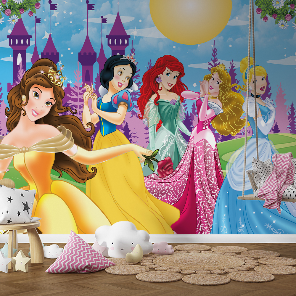 Papel De Parede De Princesa Hd Papel De Parede Personalizado Infantil