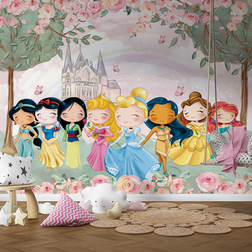 Papel De Parede De Princesa Hd Papel De Parede Personalizado Infantil