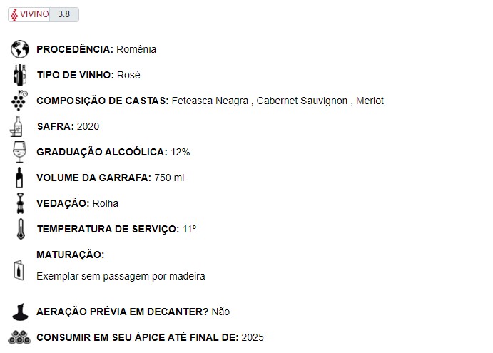 Mosia de La Tohani Special Reserve Rose | Vinhos Collection - Vinhos ...