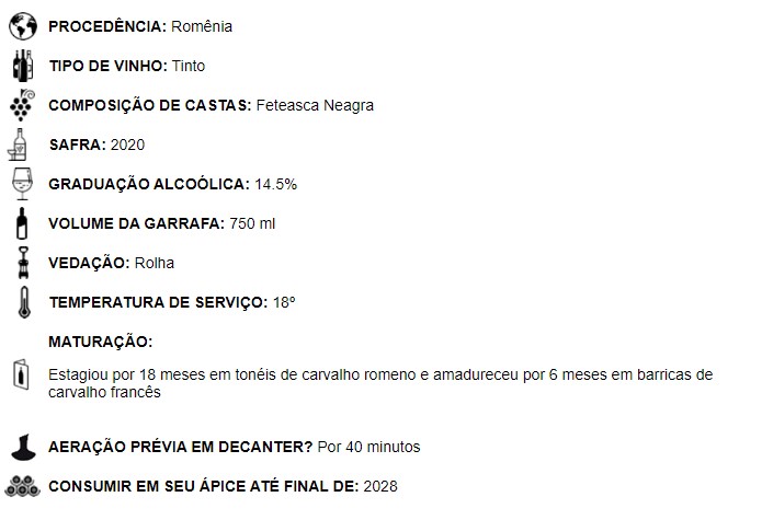 Princiar Special Reserve Feteasca Neagra | Vinhos Collection - Vinhos ...