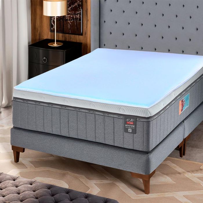 Pillow top visco gel king store
