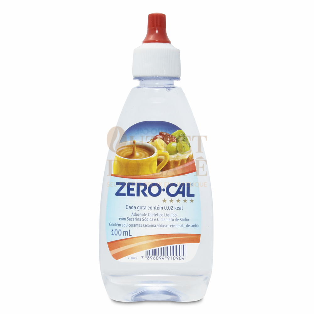 adocante-liquido-sacarina-zero-cal-100ml - Outlet do Café