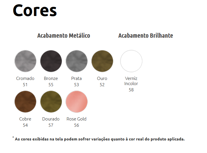 Colorgin Spray Metallik Ouro 52 (350ml) - D-Tintas