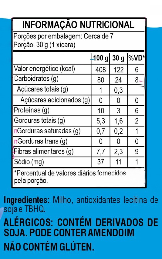 Rotulo Nutricional De Cereais Nao Saudaveis