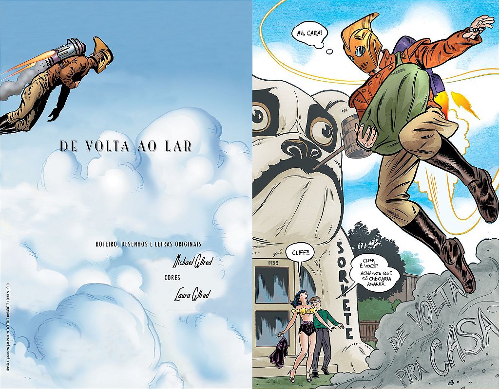 Quadrinhos De Jetpack Rocketeer Rocketeer: As Novas Aventuras Vol. 1