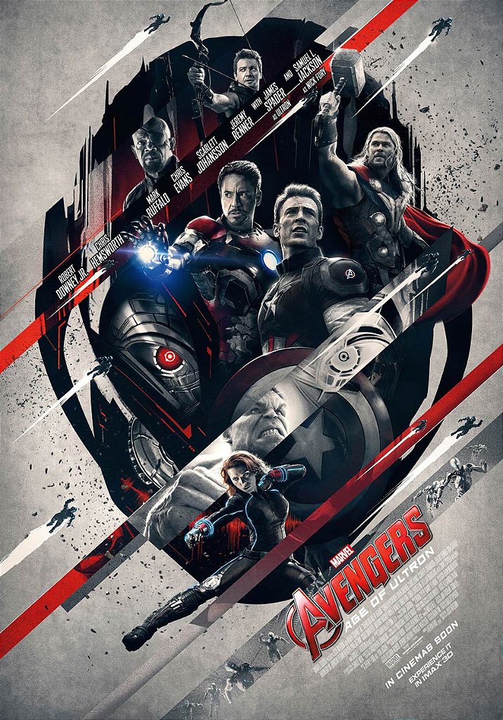 Vingadores Era De Ultron Arte Conceitual Poster Comic Con Avengers: