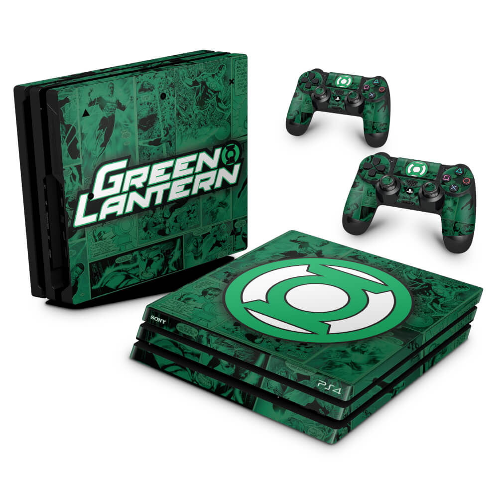 PS4 Pro Skin Verde Grama Pop Arte Skins