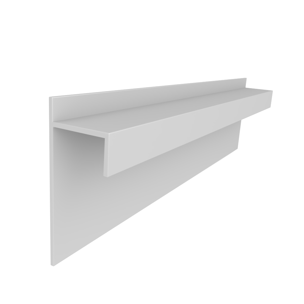 Rodapé Invertido 3m LHD com nicho para LED para embutimento em - Compre ...