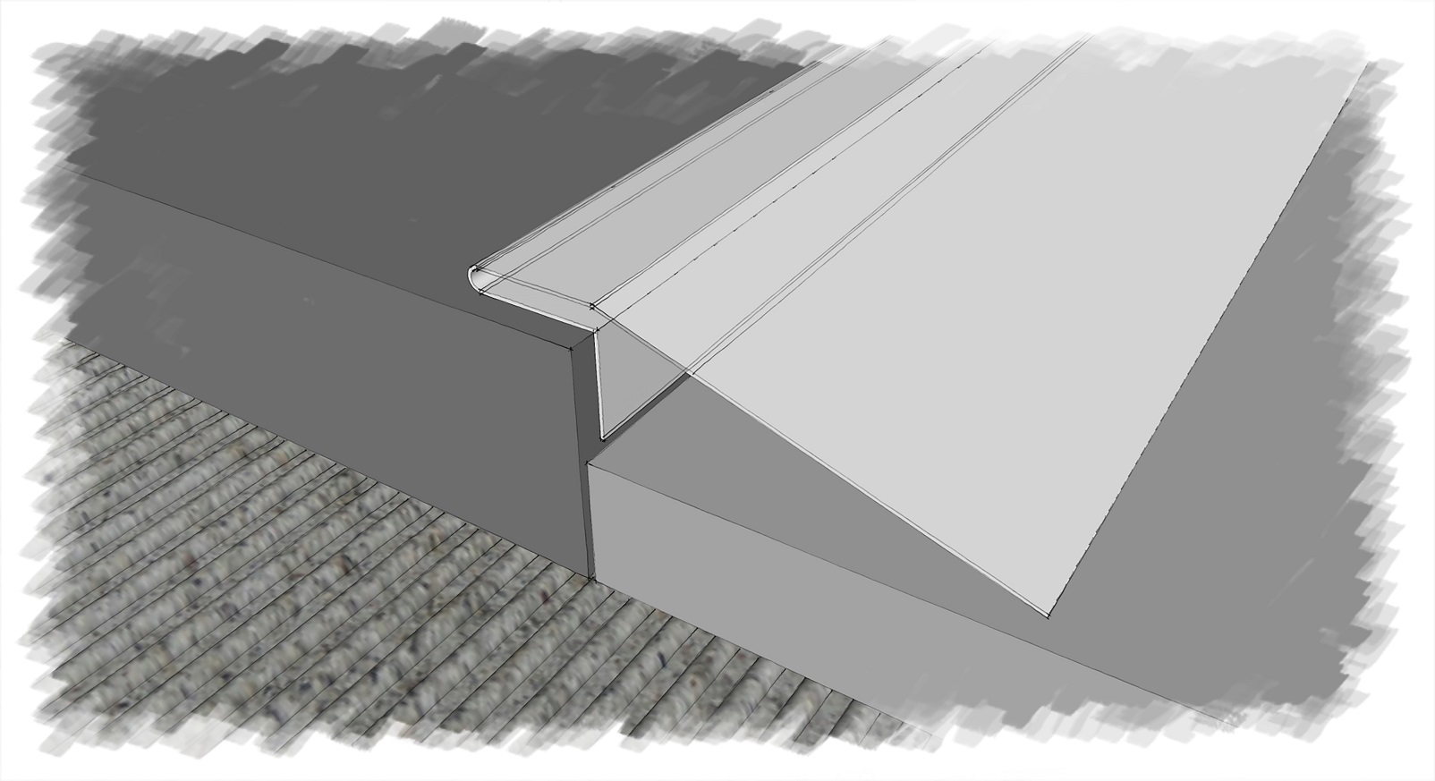 Perfil T em Inox para Acabamento entre Pisos - Perfis LHD - Compre on ...