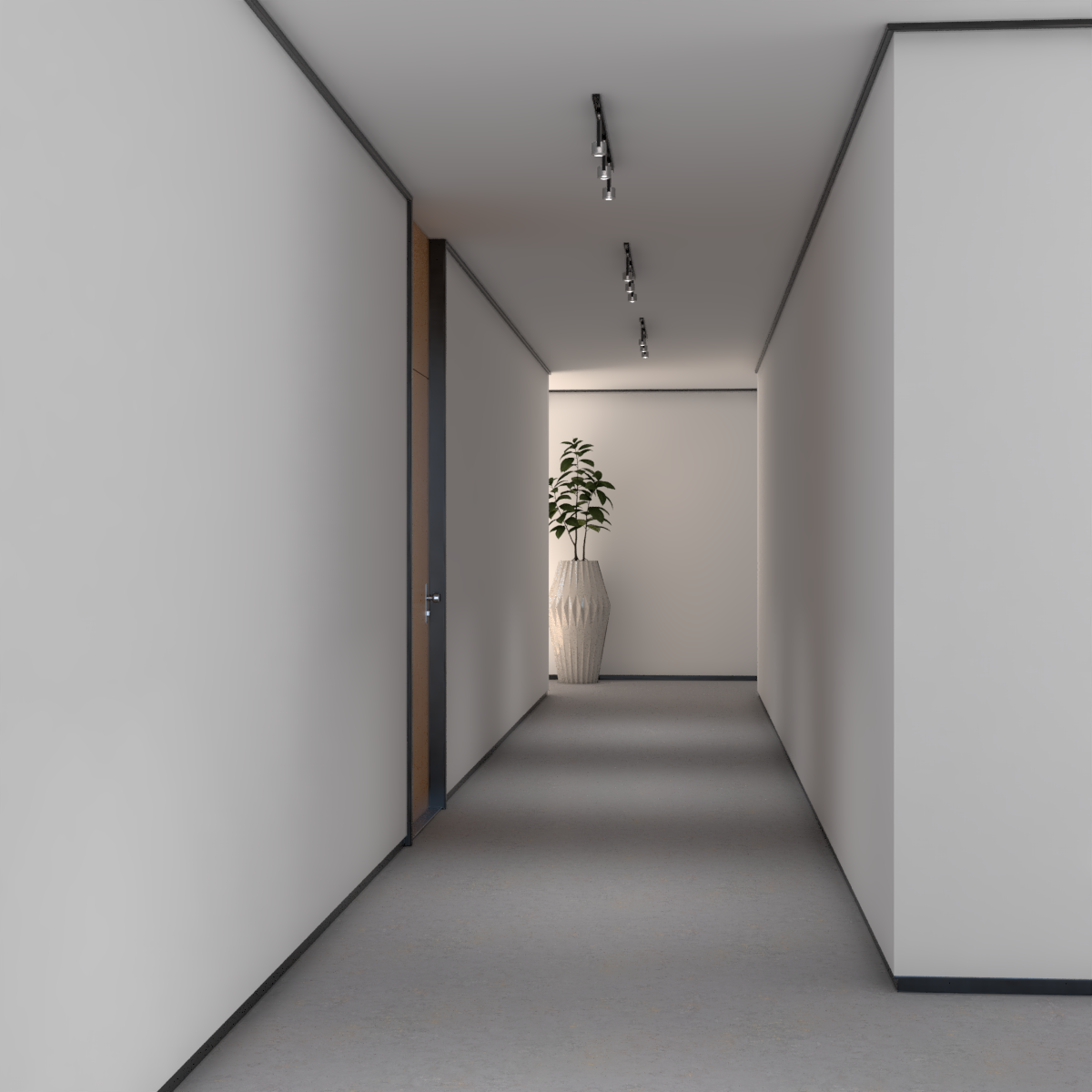 Perfil Rodapé Invertido 3m LHD para embutimento em parede Alvenaria ...