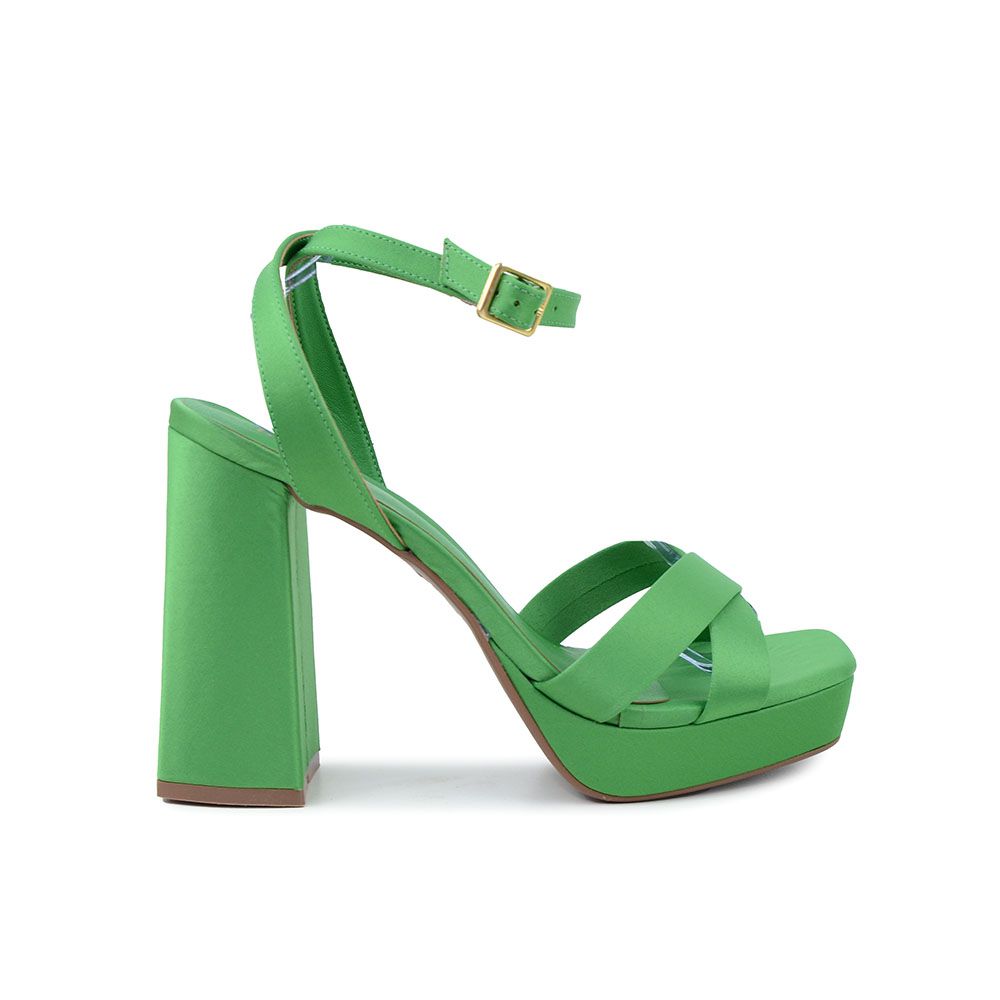 Salto Alto Verde Sand Lia Salto Alto Fino Verde Schutz Fashionable